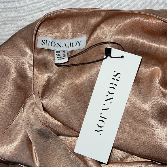 Shona Joy | Dresses | Nwt Shona Joy Rose Satin Midi Dress Size 6 | Poshmark